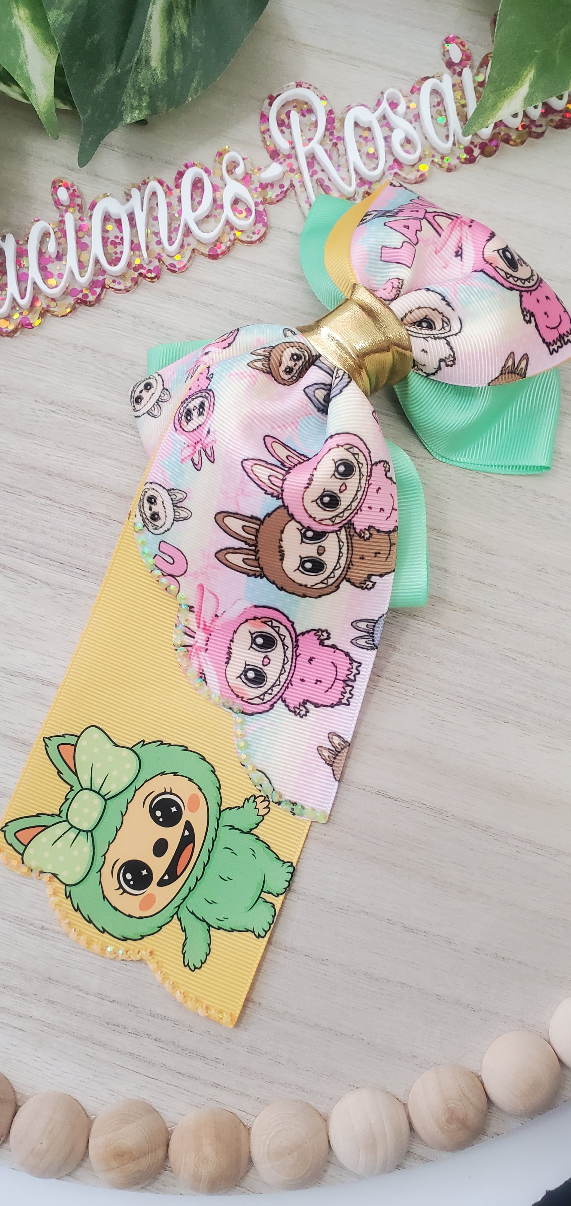 Labubu verde – Creaciones Rosaida