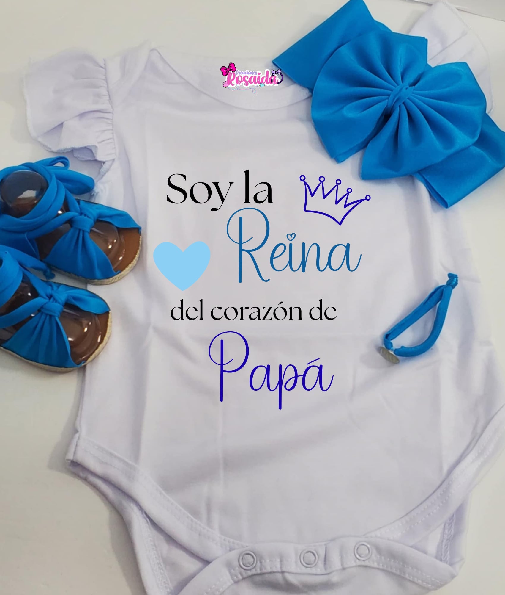 Soy la Reina del corazón de Papá Set – Creaciones Rosaida